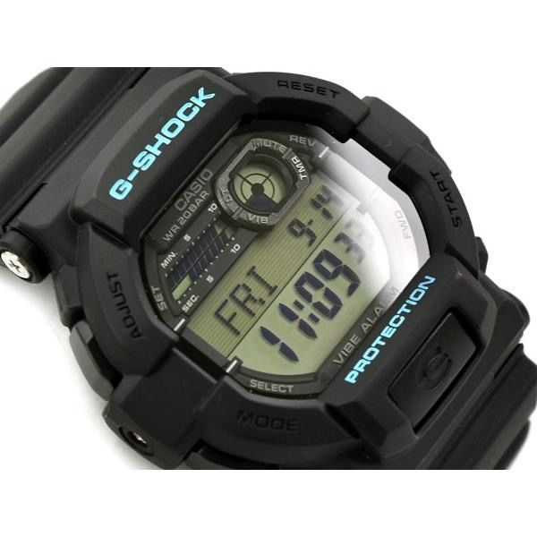 Casio G-Shock Vibration Alert Black Resin Men's Watch GD-350-1C – Spot ...