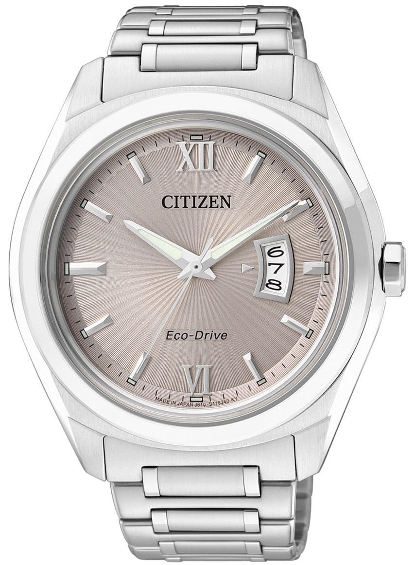 Citizen Eco-Drive Stainless Steel Men's Watch AW1100-56W – Spot On Times