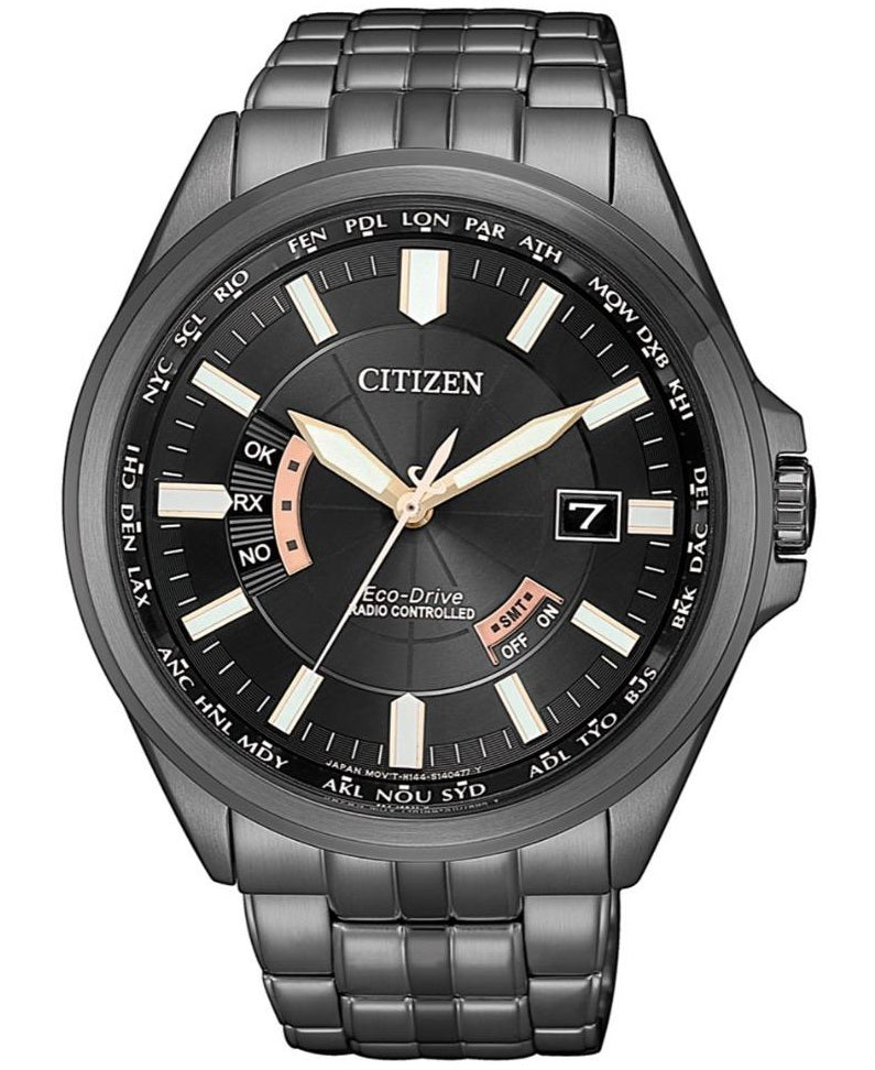 Citizen Eco-Drive Radio Controlled Perpetual Calendar Men's Watch CB01 ...
